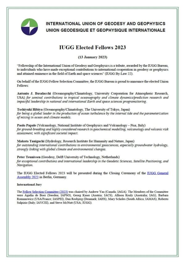 News – IUGG