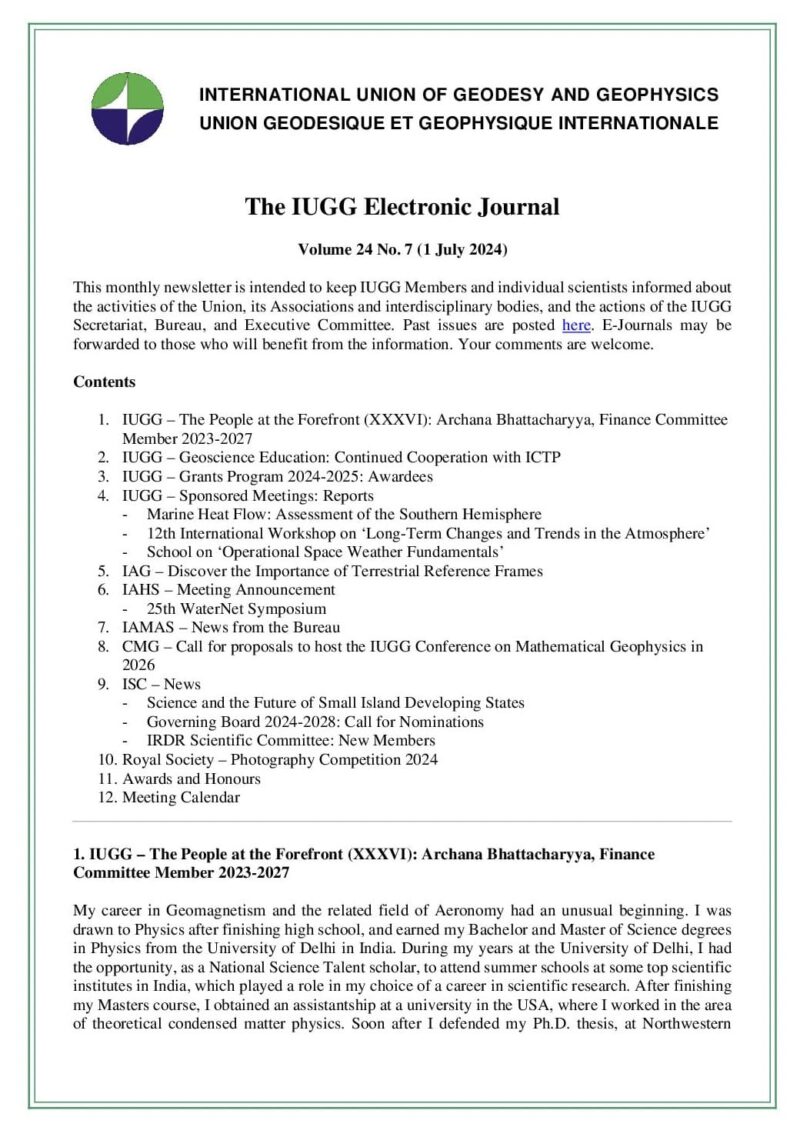 News – IUGG